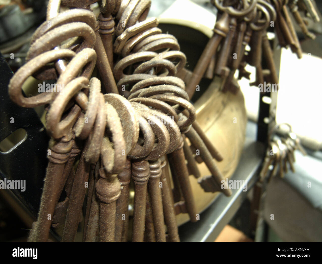 A collection of old fashioned keys Stock Photo - Alamy