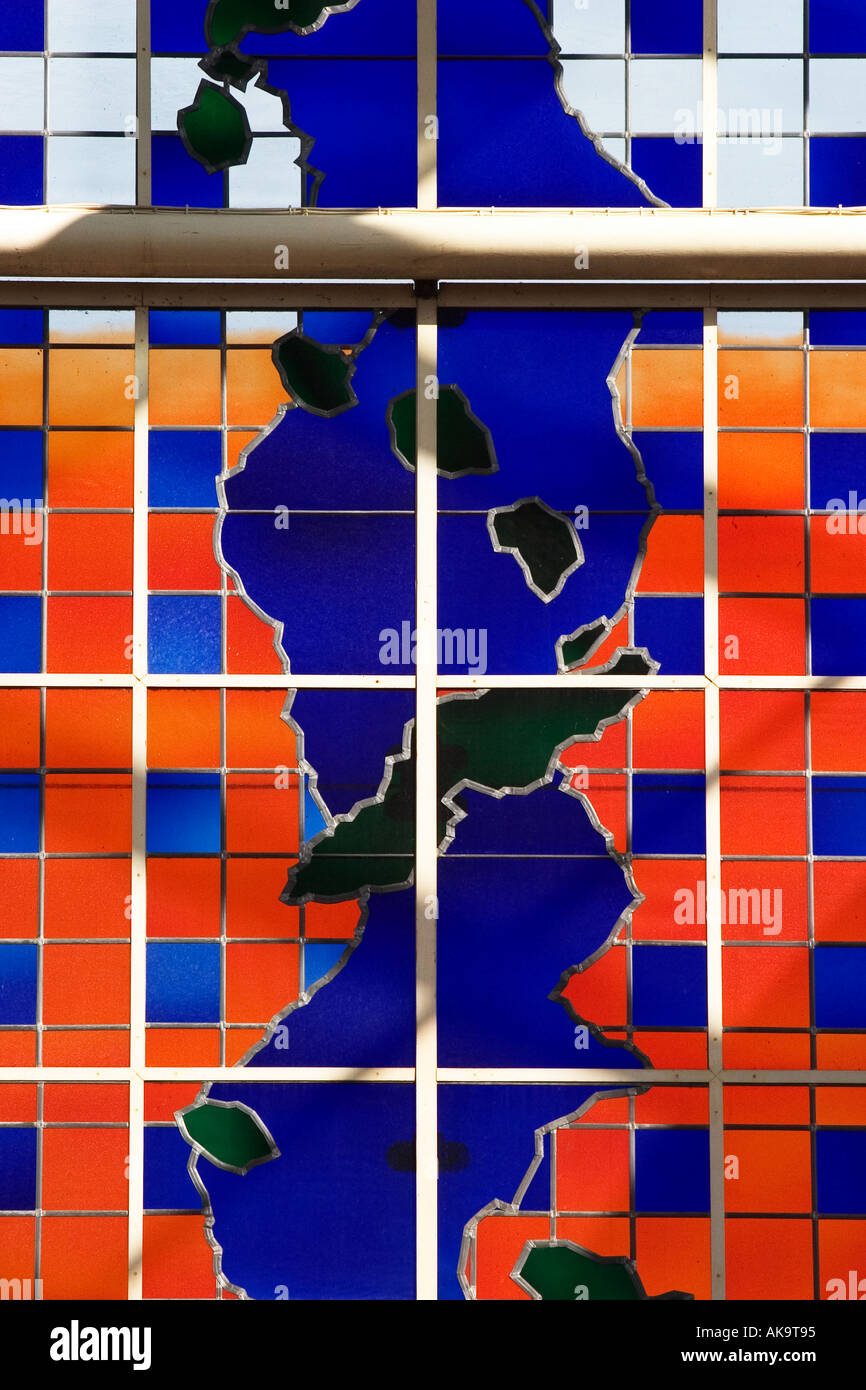 Modern stained glass leeds close up hi-res stock photography and images ...