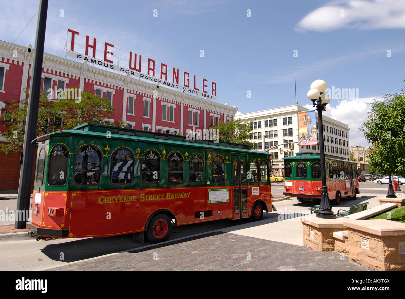 Downtown city at Cheyenne Wyoming WY Stock Photo - Alamy