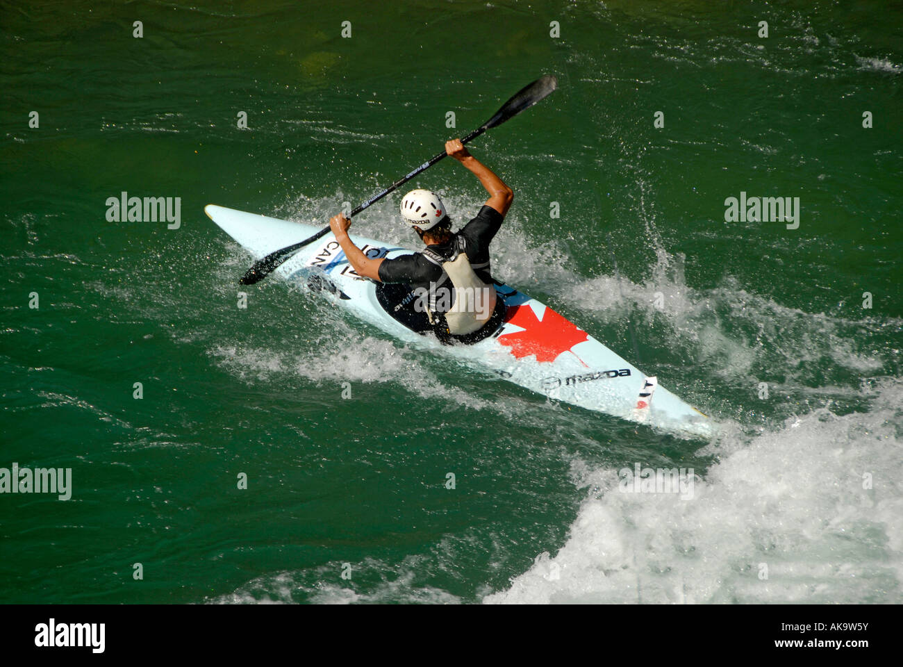 Whitewater Rafting Along Scenic Kananaskis River near Canadian Rocky ...