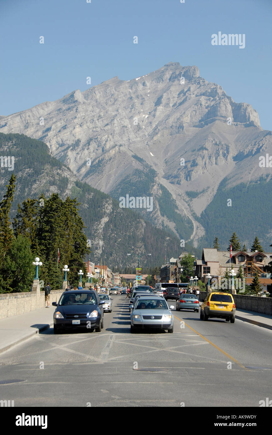 Downtown Banff Alberta Canada Canadian Rockies Canadian Rocky Mountains ...
