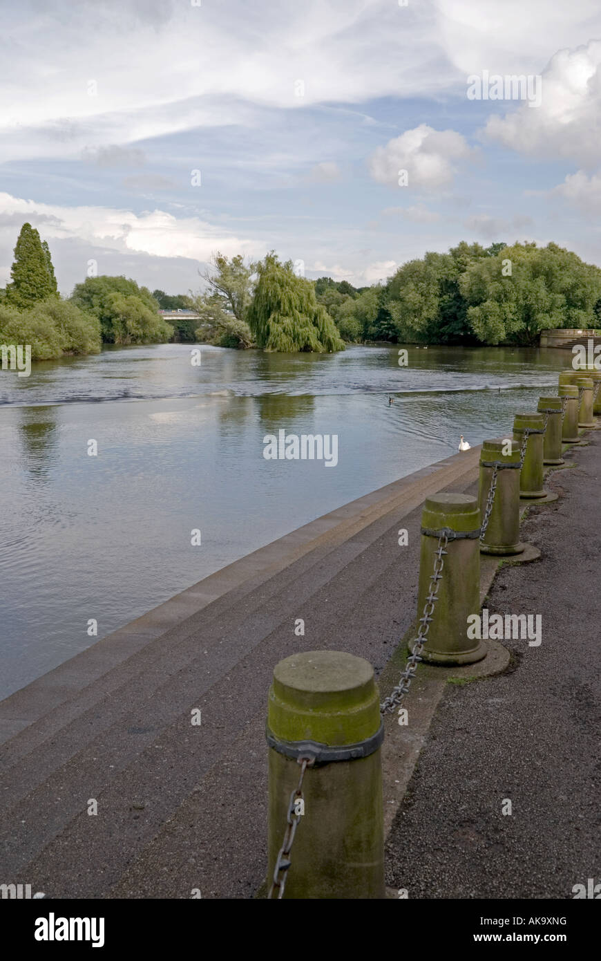 The River Derwent, Derby Stock Photo - Alamy