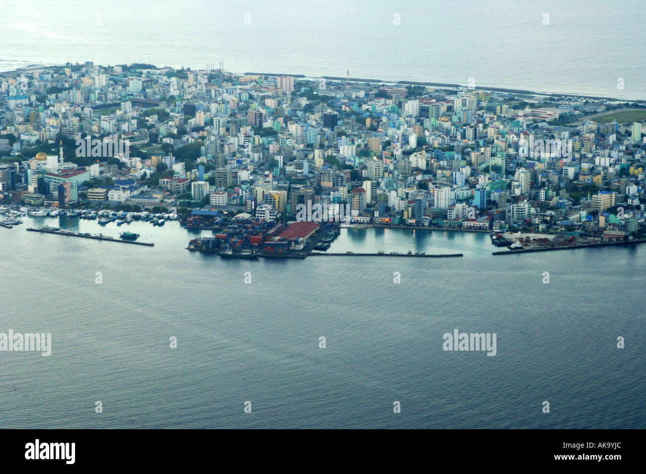 Maldives male aerial hi-res stock photography and images - Alamy