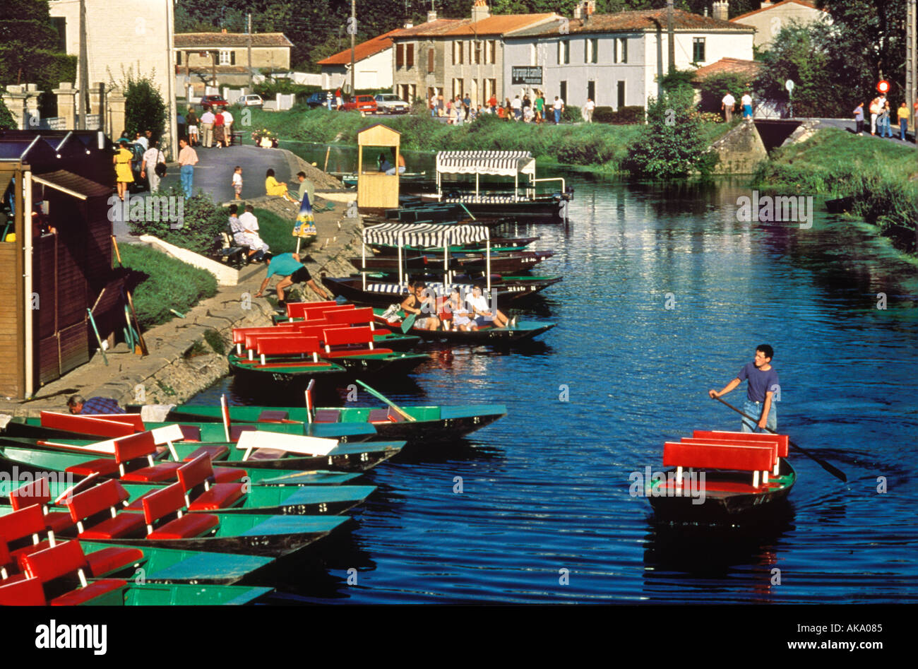 COULON IN THE MARAIS POITEVIN CHARENTES FRANCE Stock Photo - Alamy