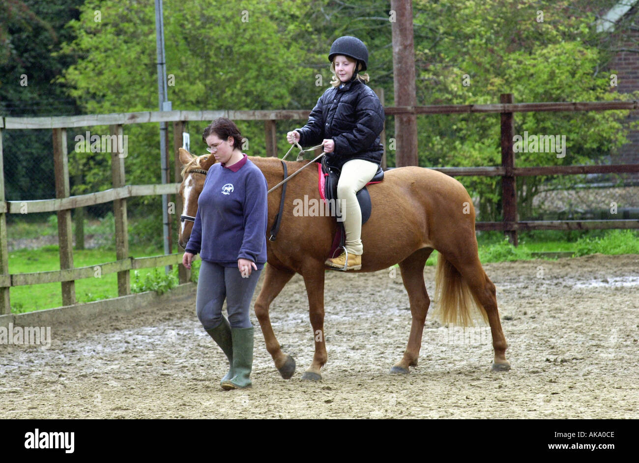 Equestrian lesson hi-res stock photography and images - Alamy