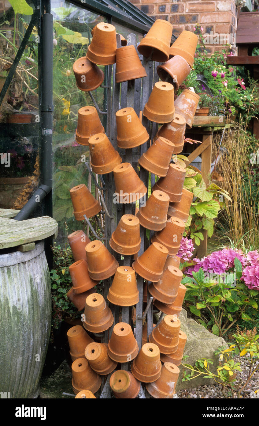 Woodside Rd Chester terracotta pot tree Stock Photo - Alamy