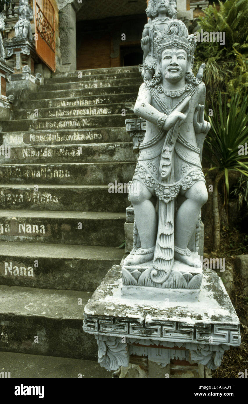 statue buddhistic temple Bali Indonesia Stock Photo - Alamy