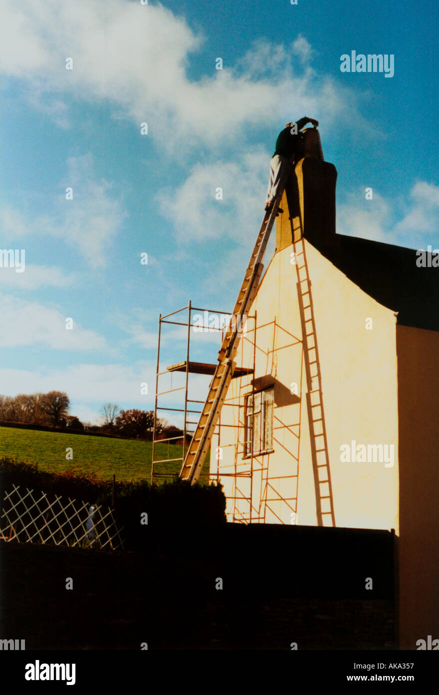 Up the ladder Stock Photo - Alamy