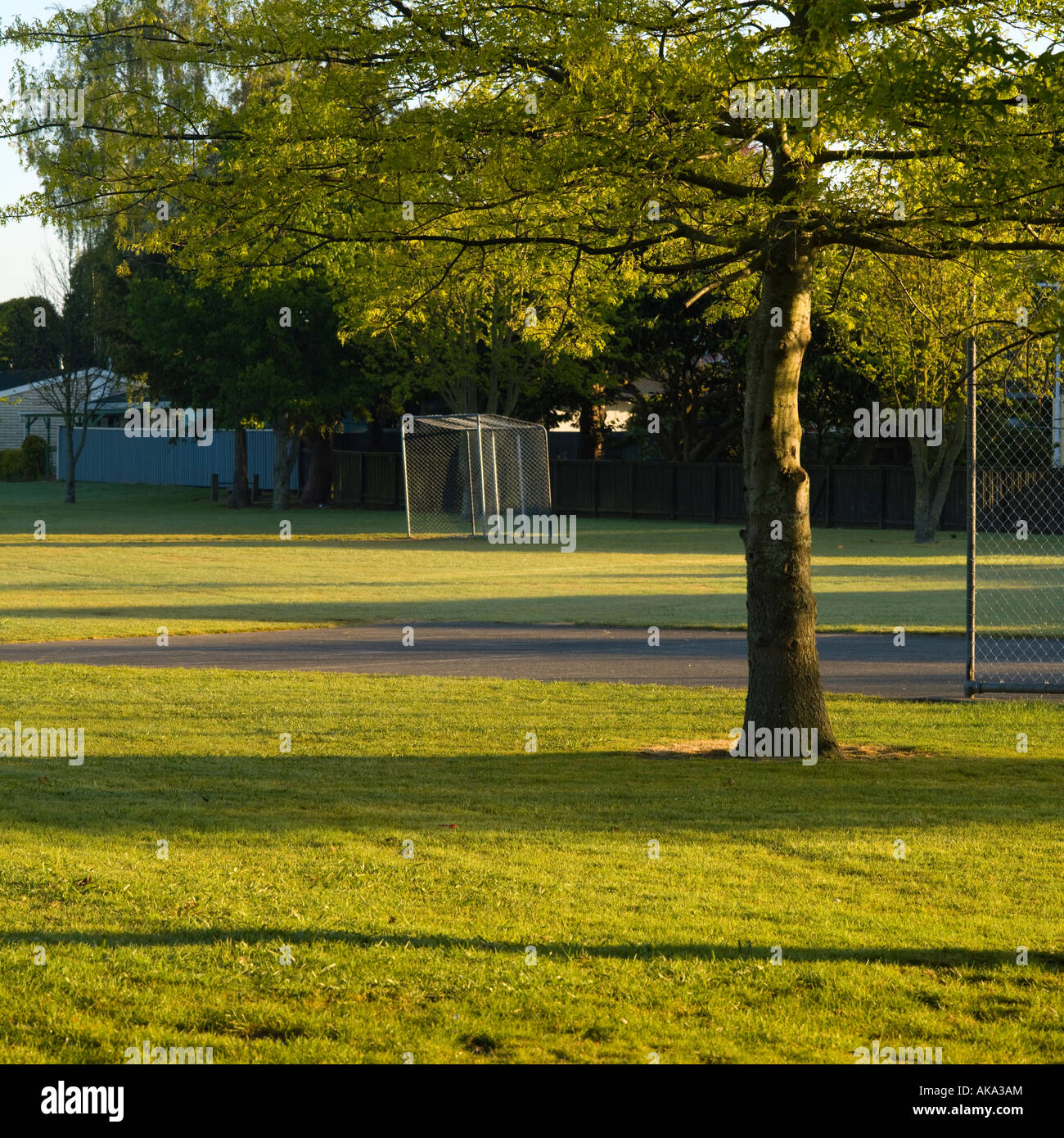 empty school field Stock Photo - Alamy