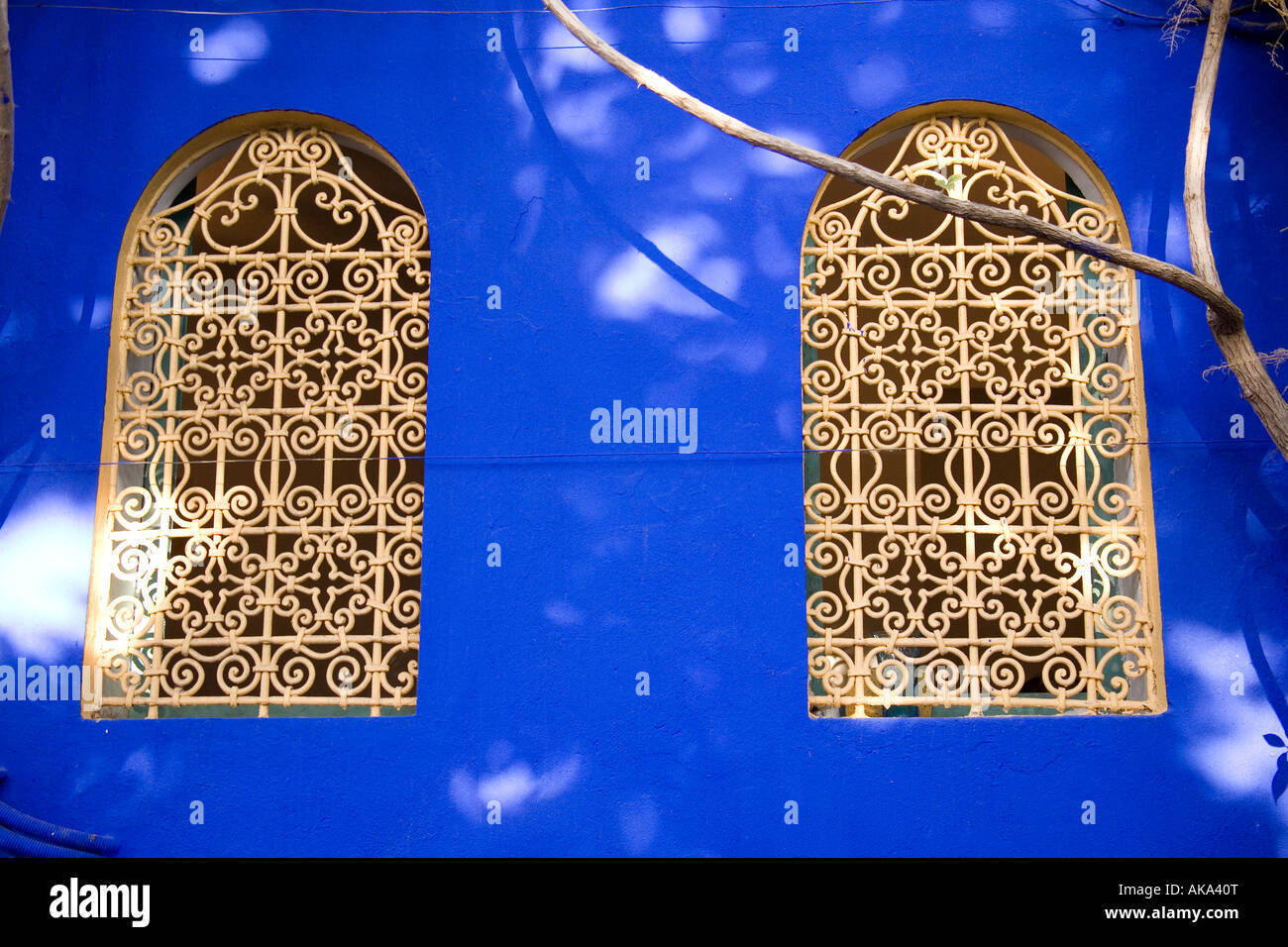 Traditional moroccan iron work window hi-res stock photography and ...