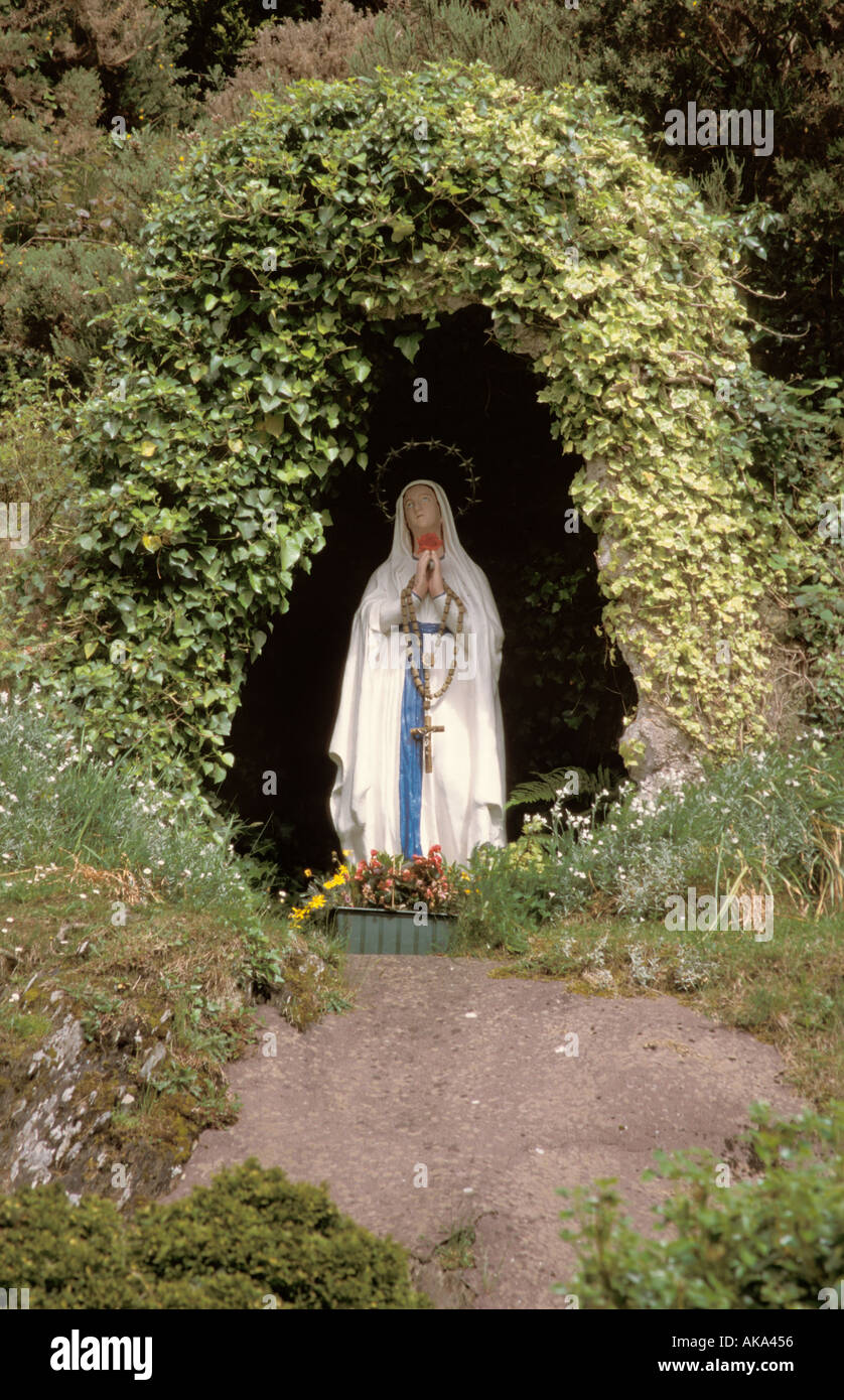 Ballinspittle Grotto Co Cork Ireland Virgin Mary Mother of Christ Stock ...