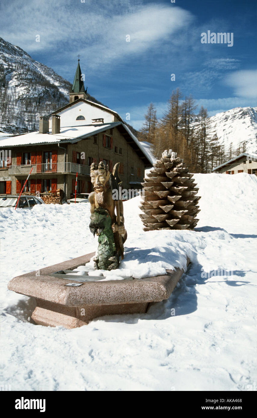 Le Diable de Bessans Stock Photo - Alamy