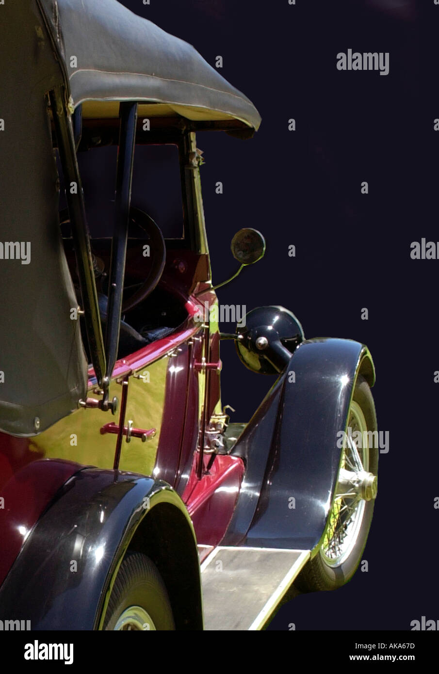 side of vintage car from 45 degrees Stock Photo - Alamy