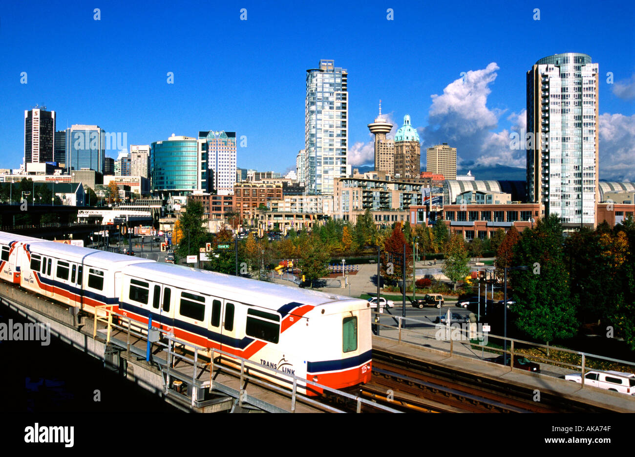 Sky Train. Vancouver. British Columbia. Canada Stock Photo - Alamy