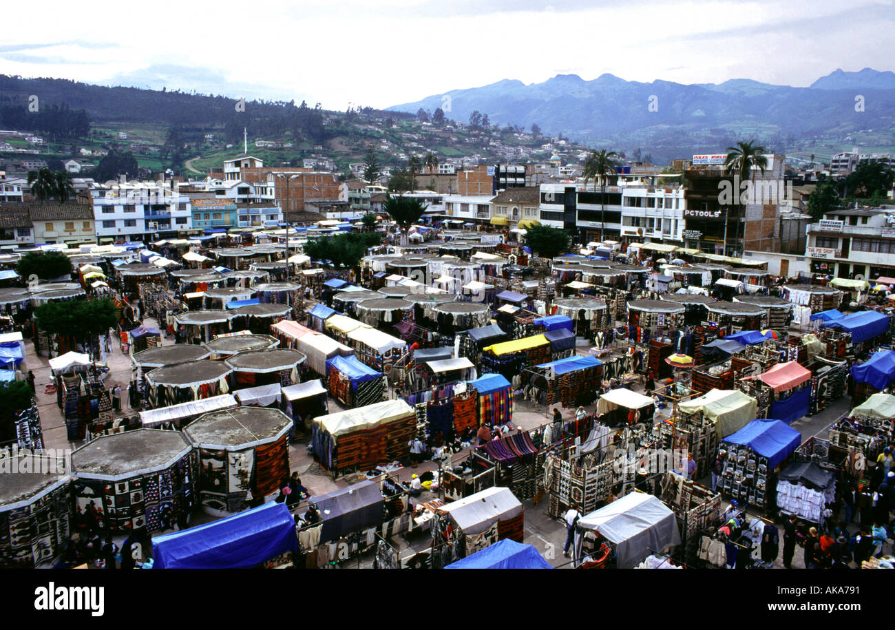 Otavalo market. Ecuador Stock Photo - Alamy