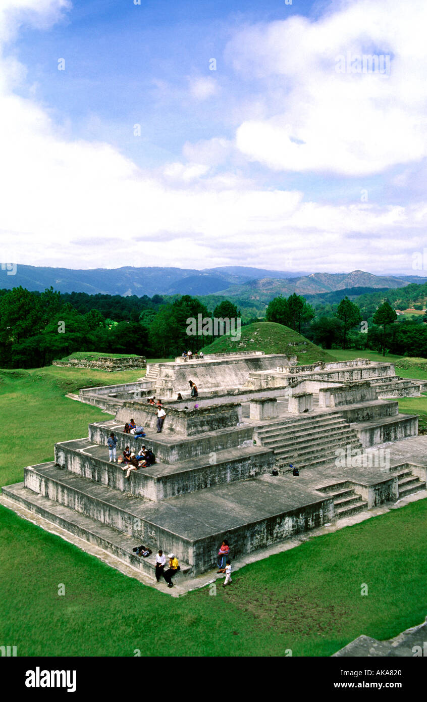 Zaculeu archaeological park. Huehuetenango. Guatemala Stock Photo - Alamy