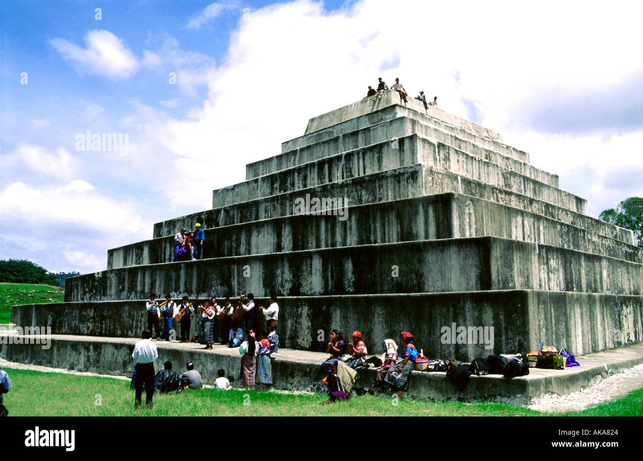 Zaculeu Archaeological Park. Huehuetenango. Guatemala Stock Photo - Alamy