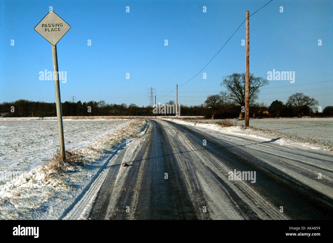 Roadside traffic sign Stock Photo - Alamy