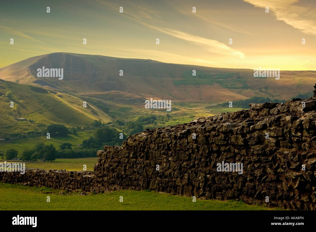 Mam Tor Sunrise Stock Photo - Alamy