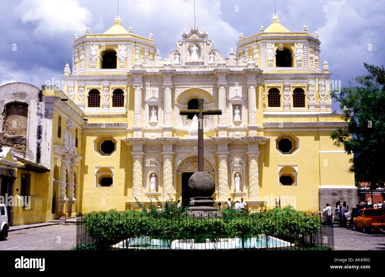 La Merced church. Antigua. Guatemala Stock Photo - Alamy