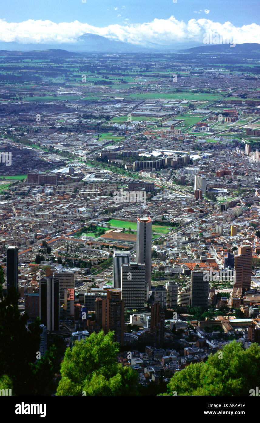 Santa Fe de Bogota.View from Monserrate hill.Colombia Stock Photo - Alamy