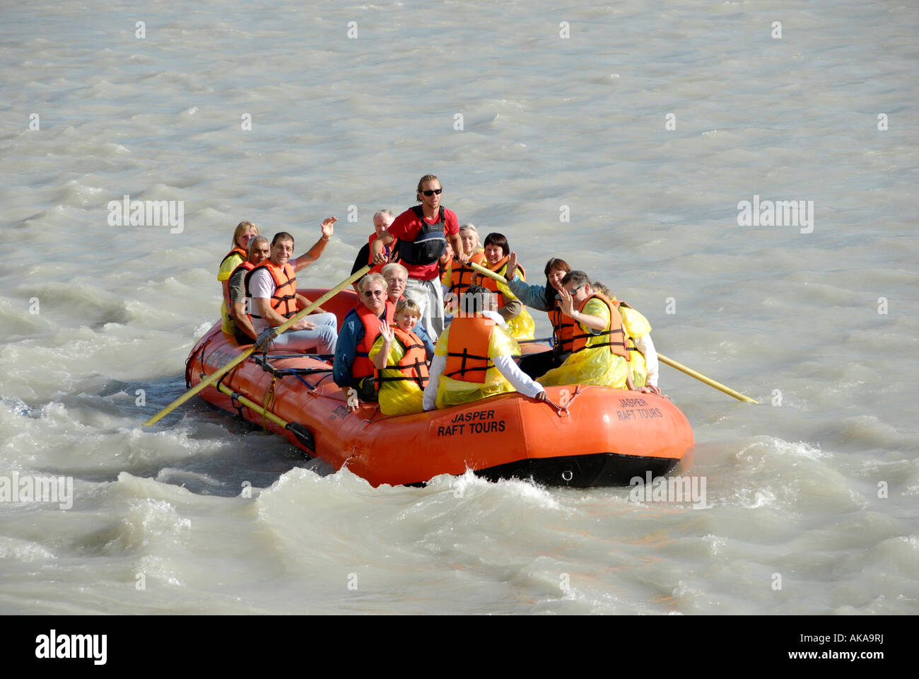 Athabasca river raft canada hi-res stock photography and images - Alamy