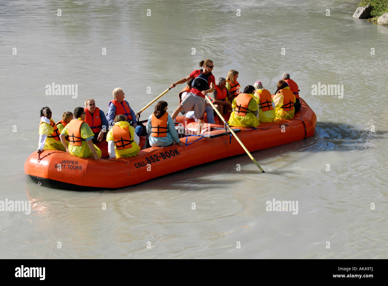 White Water Whitewater Raft Rafting Concession on Athabasca River ...
