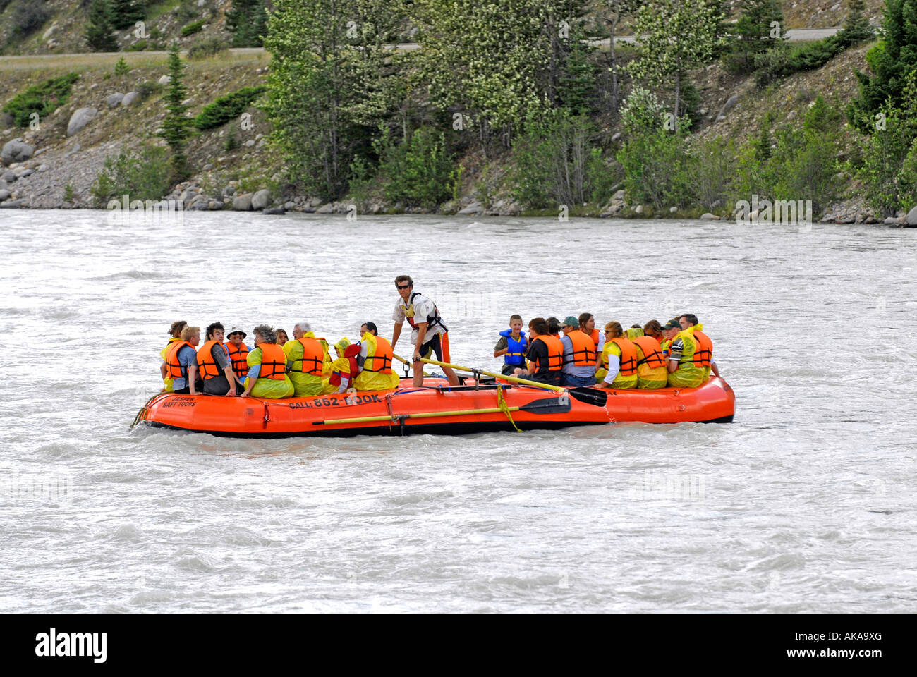 Athabasca river raft canada hi-res stock photography and images - Alamy