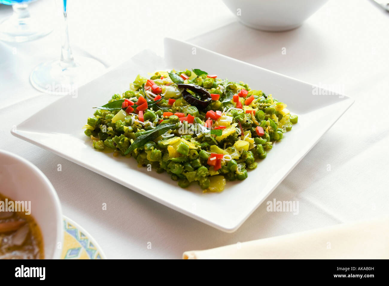 Setting up the vegetables for display hi-res stock photography and ...