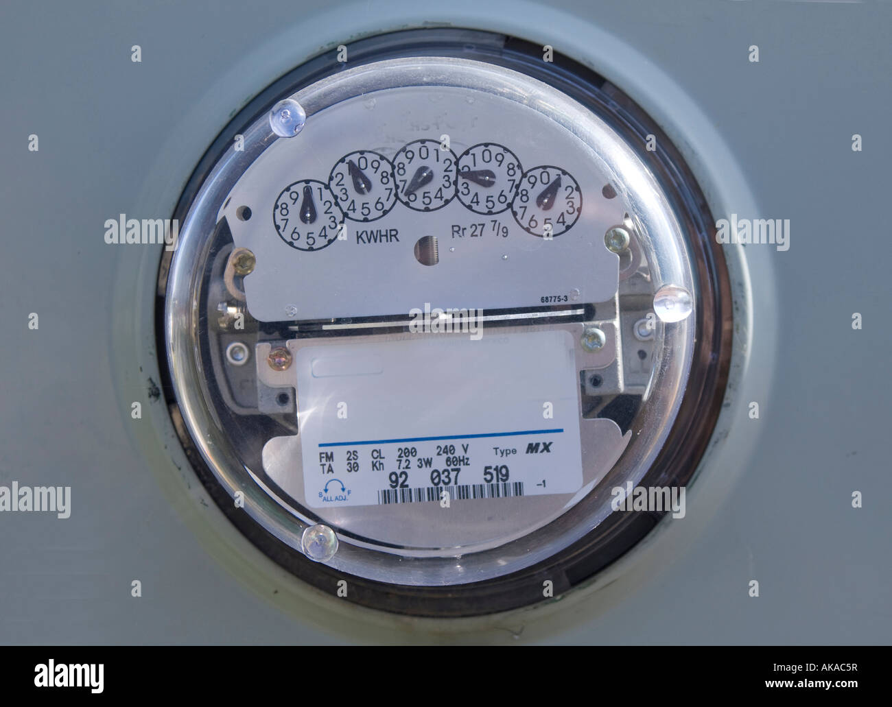 This is an electric meter Stock Photo - Alamy