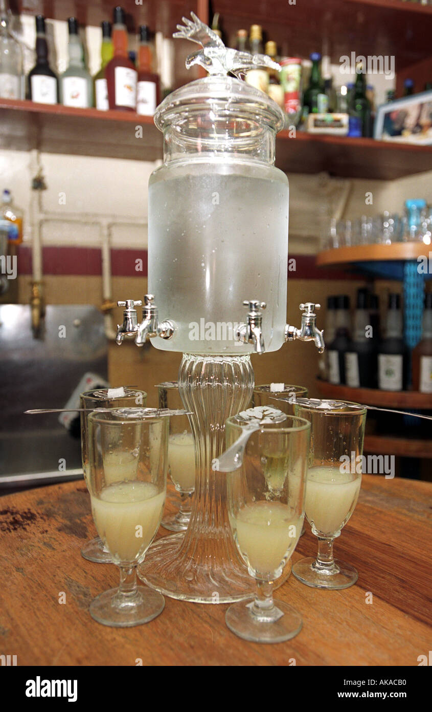 Pouring Absinthe at the Distillery Guy de Pontarlier in the French ...