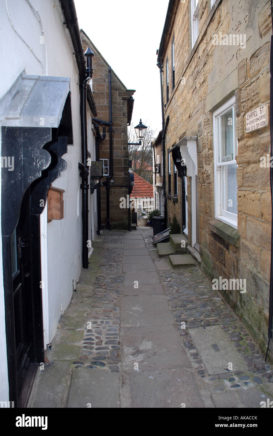 Narrow Side Street Stock Photo - Alamy