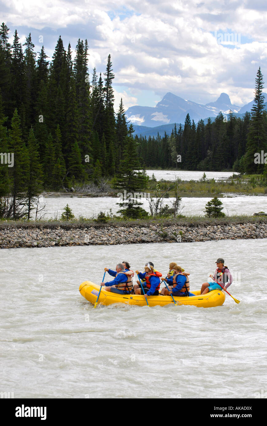 White Water Whitewater Raft Rafting Concession on Athabasca River ...