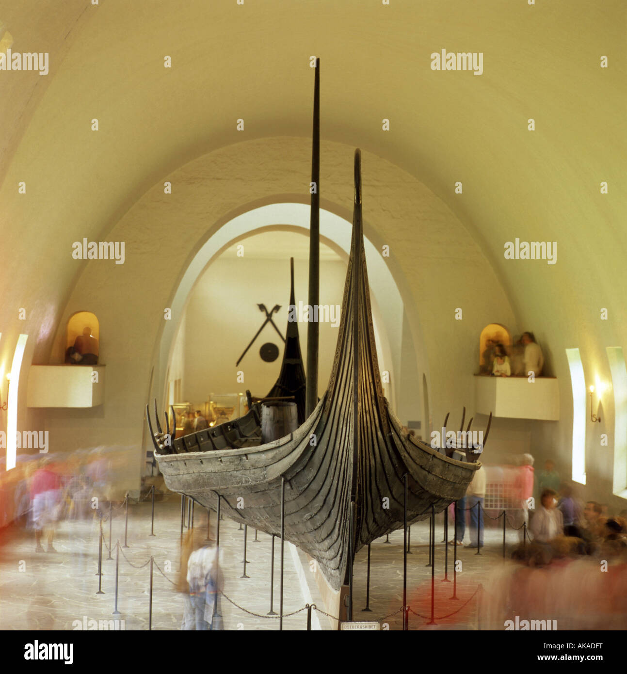 Viking boat in Oslo Museum, Norway Stock Photo - Alamy