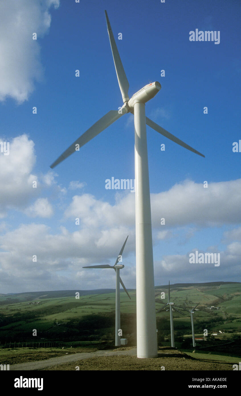 Windfarm windmill turbine wind wales hi-res stock photography and ...