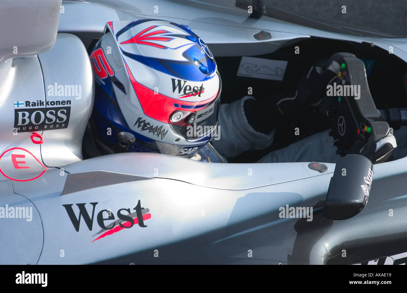 Mercedes Formula One Cockpit Stock Photos & Mercedes Formula One ...