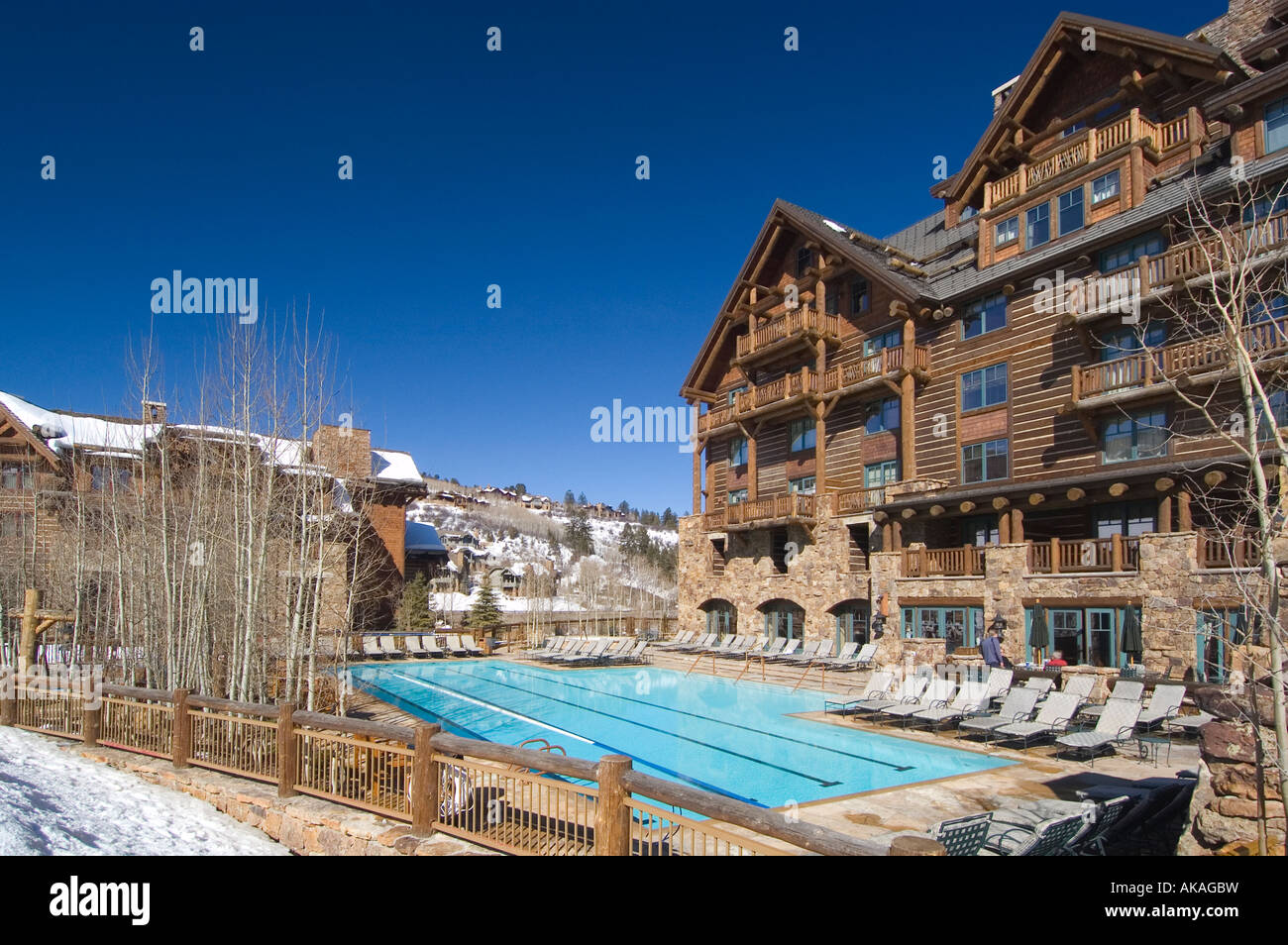 Ritz Carlton Bachelor Gulch Colorado Stock Photo - Alamy