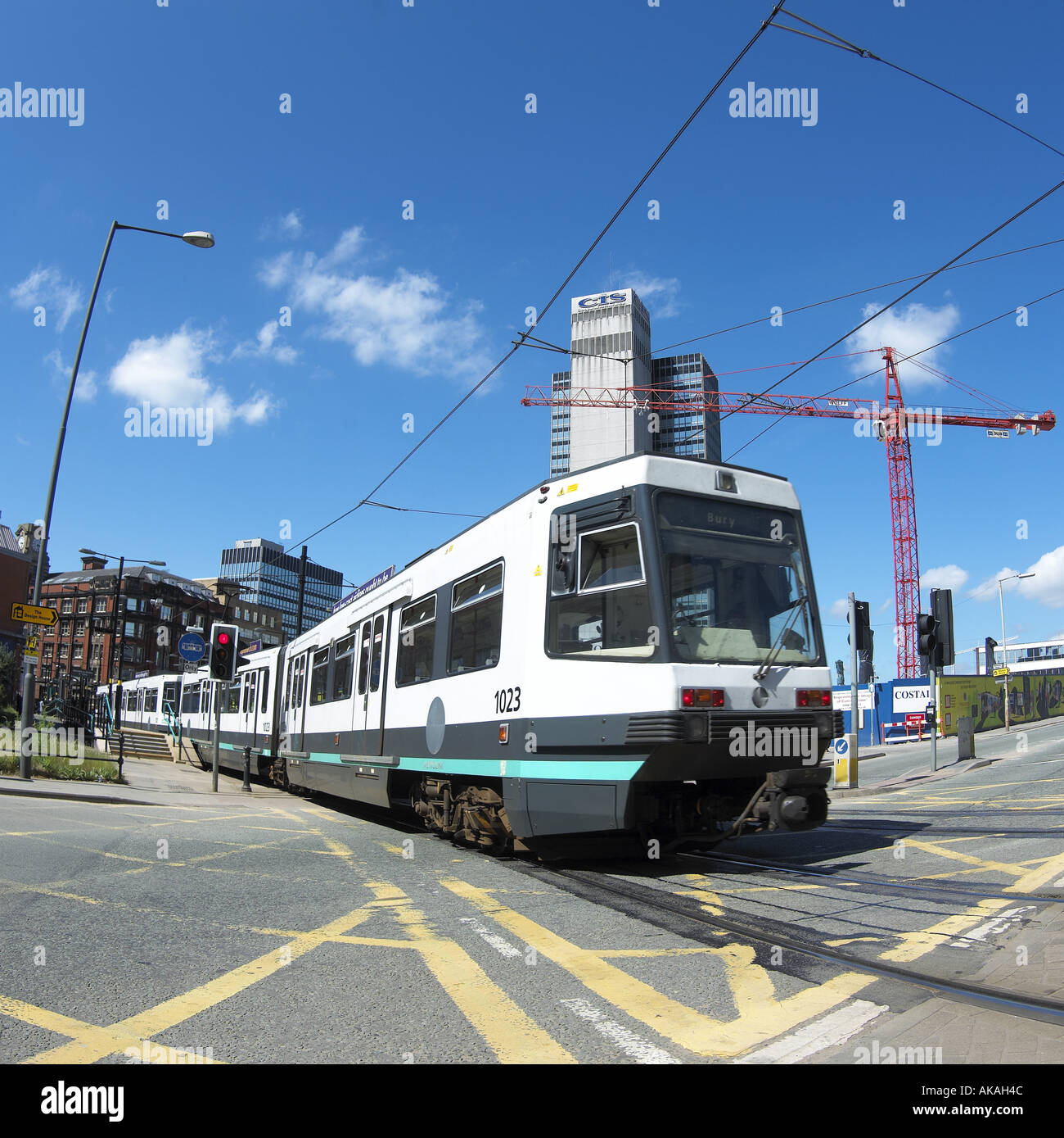 Manchester trams hi-res stock photography and images - Alamy