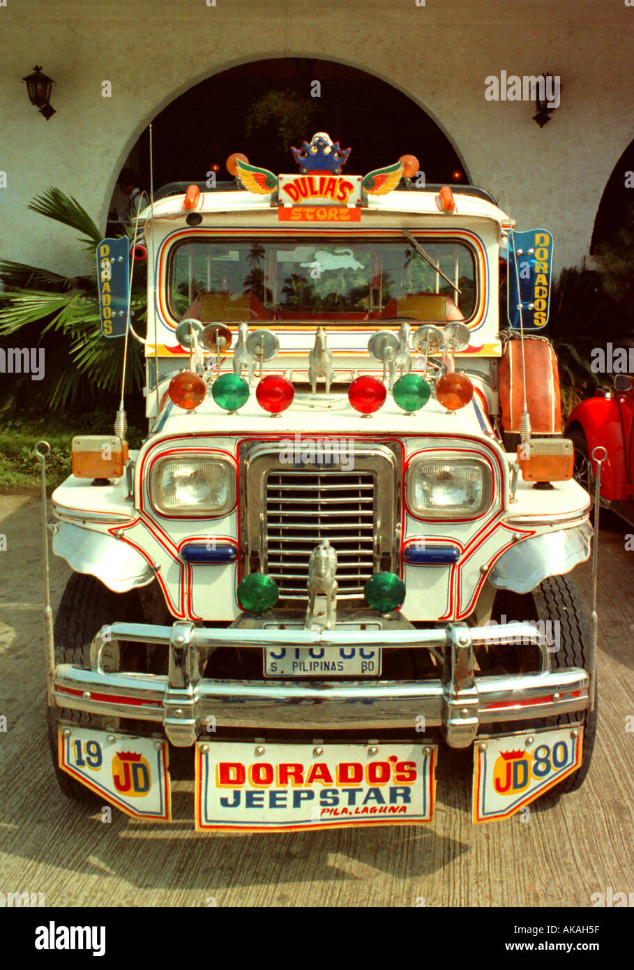 Jeepney vehicle in the Philippines Stock Photo - Alamy