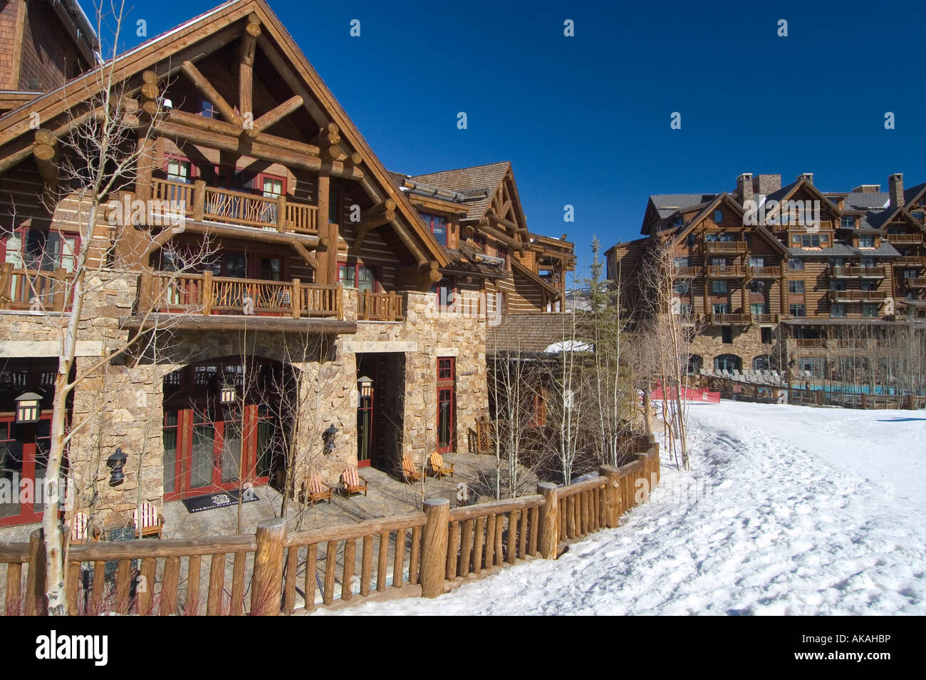 Ritz Carlton Bachelor Gulch Colorado Stock Photo - Alamy