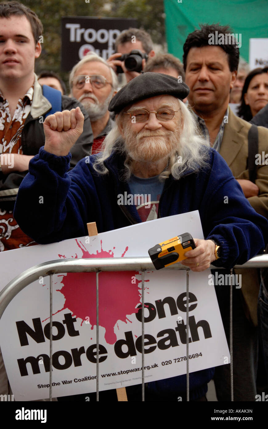 Stop the War demonstration Oct 8th 2007 which initially was banned but ...