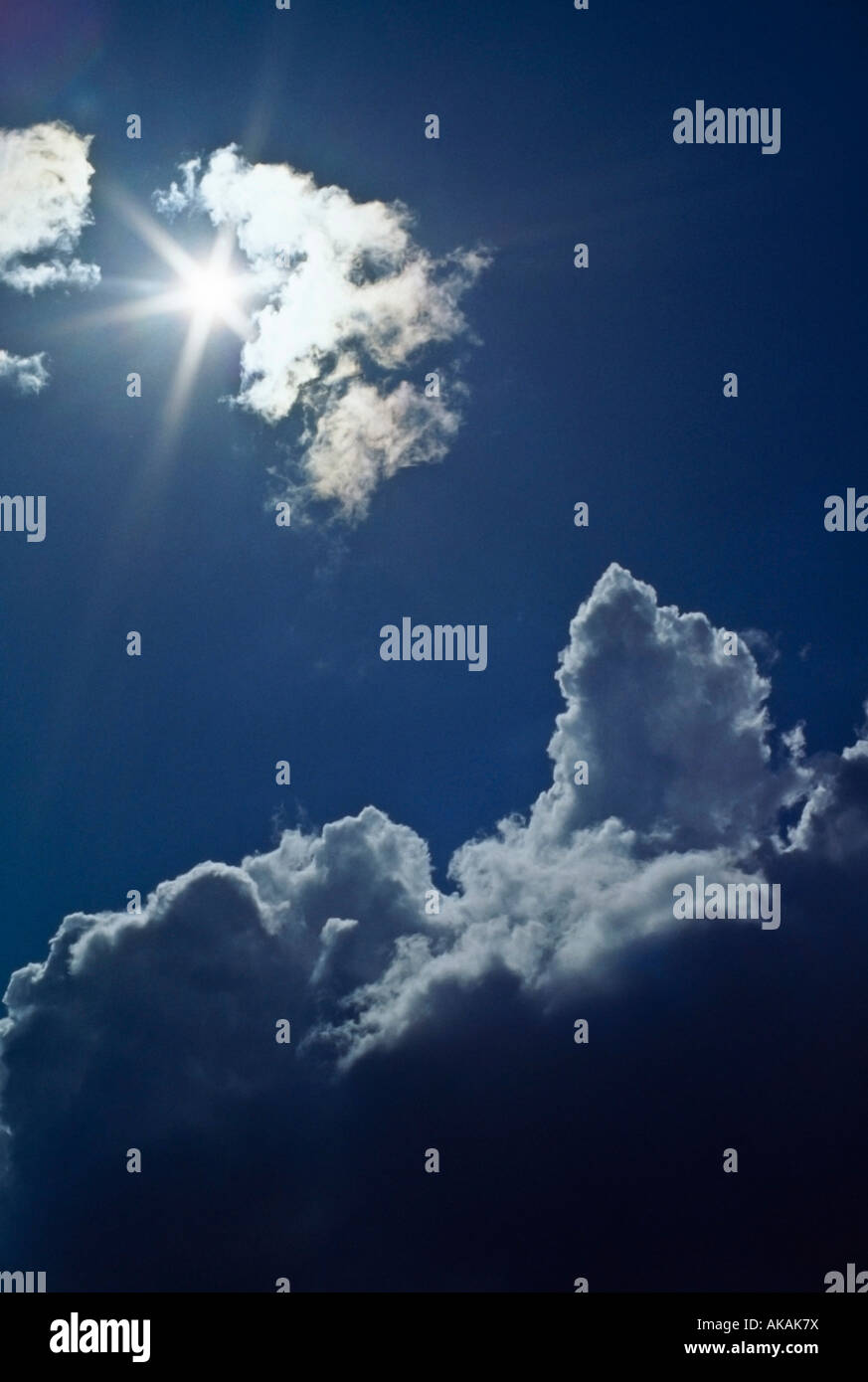 Sunburst Through Clouds High Resolution Stock Photography and Images ...