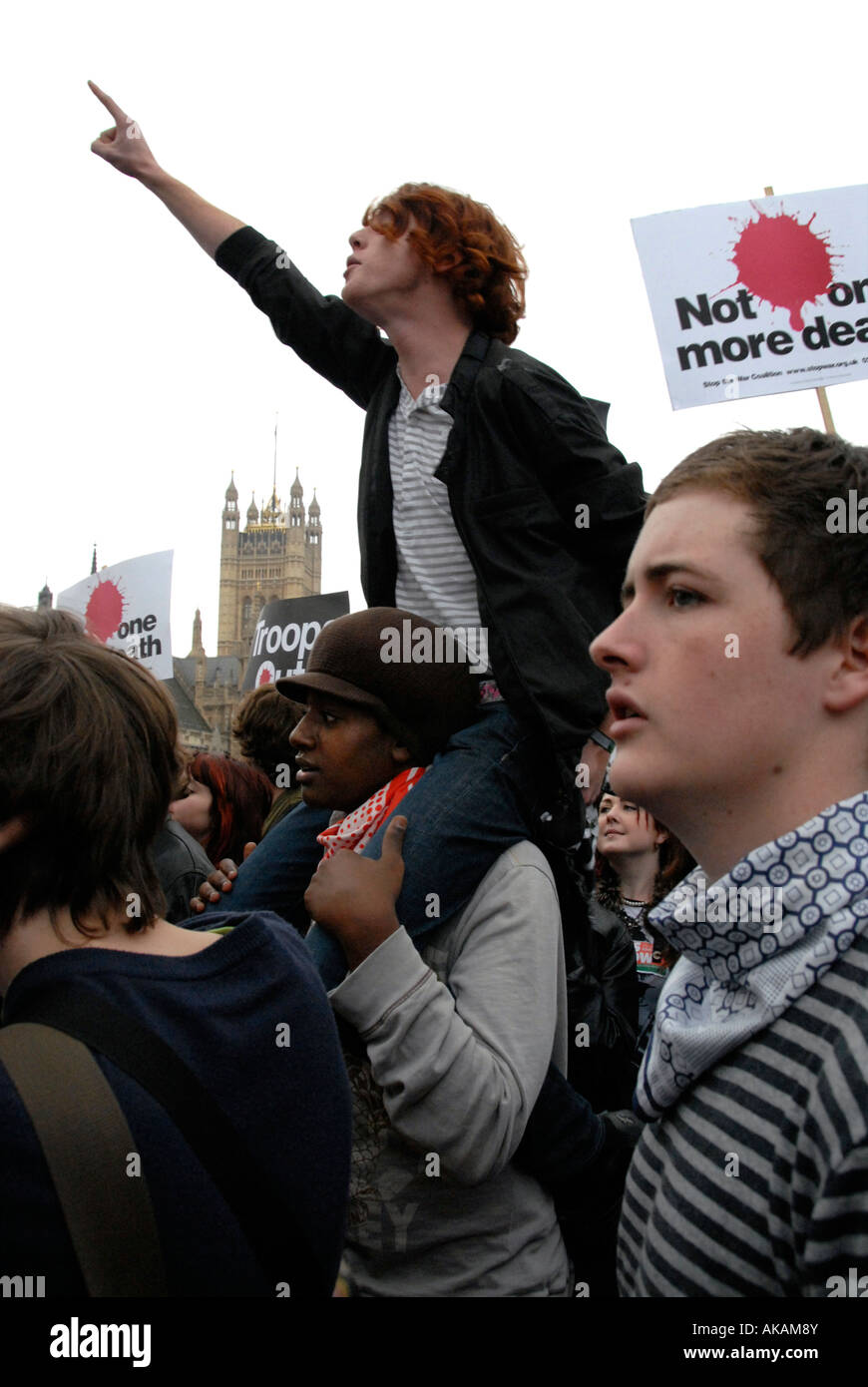 Stop the War demonstration Oct 8th 2007 which initially was banned but ...