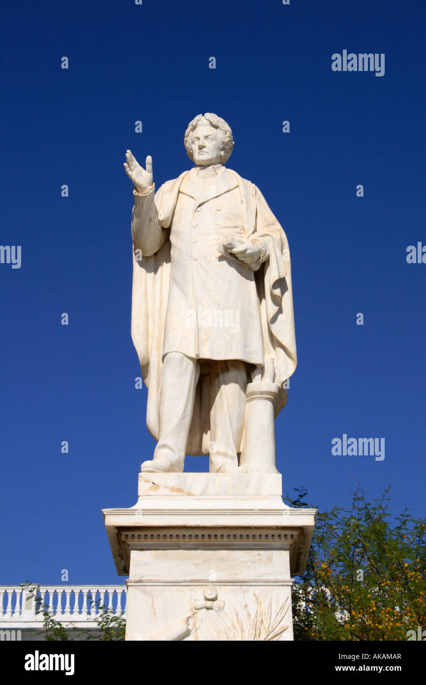Statue of dionysios solomos hi-res stock photography and images - Alamy