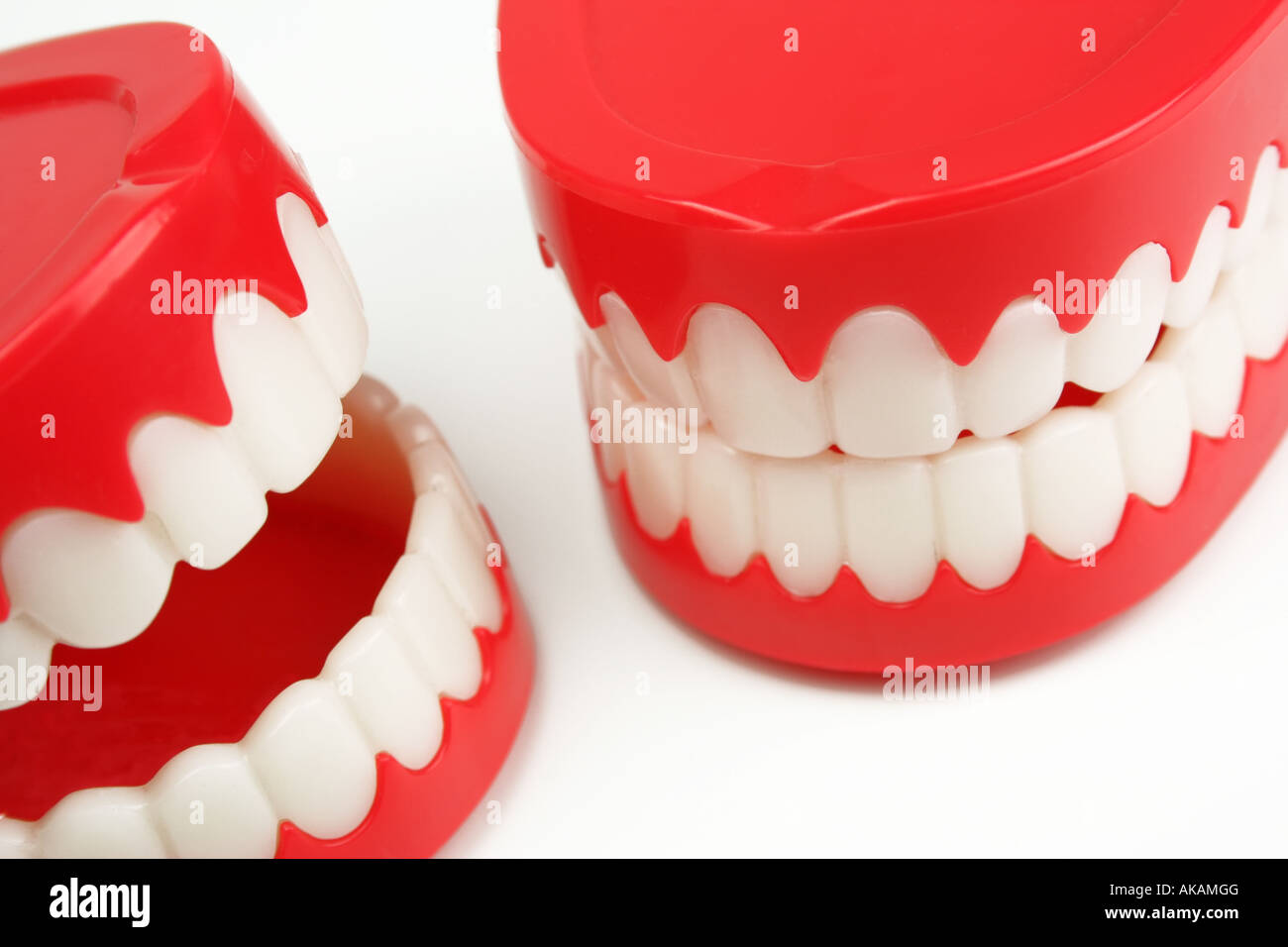 pair of novelty teeth Stock Photo - Alamy