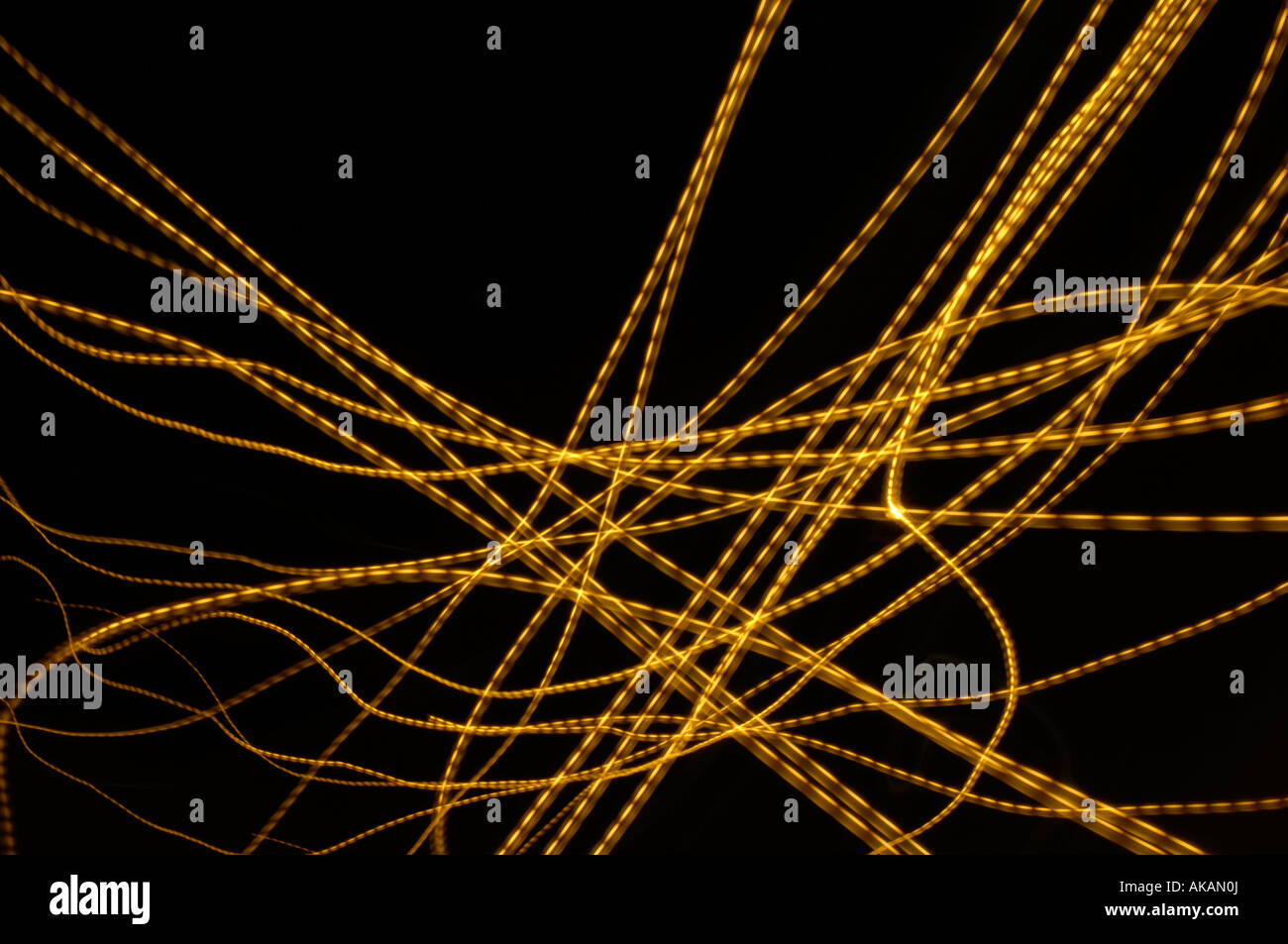 light trails black background abstract pattern Stock Photo - Alamy