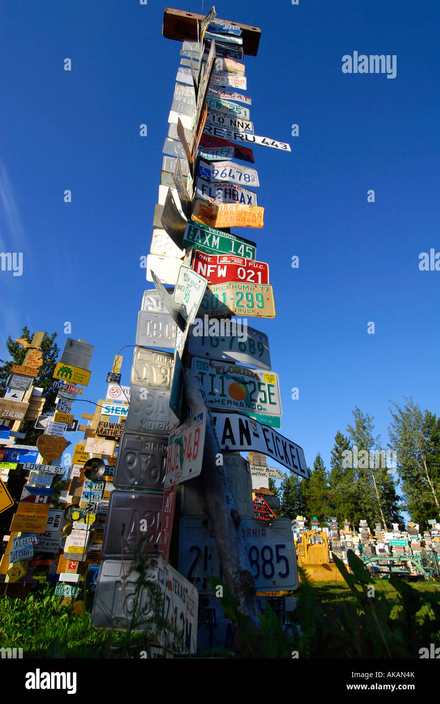 Watson Lake Signpost Forest collection signs cities towns locations ...
