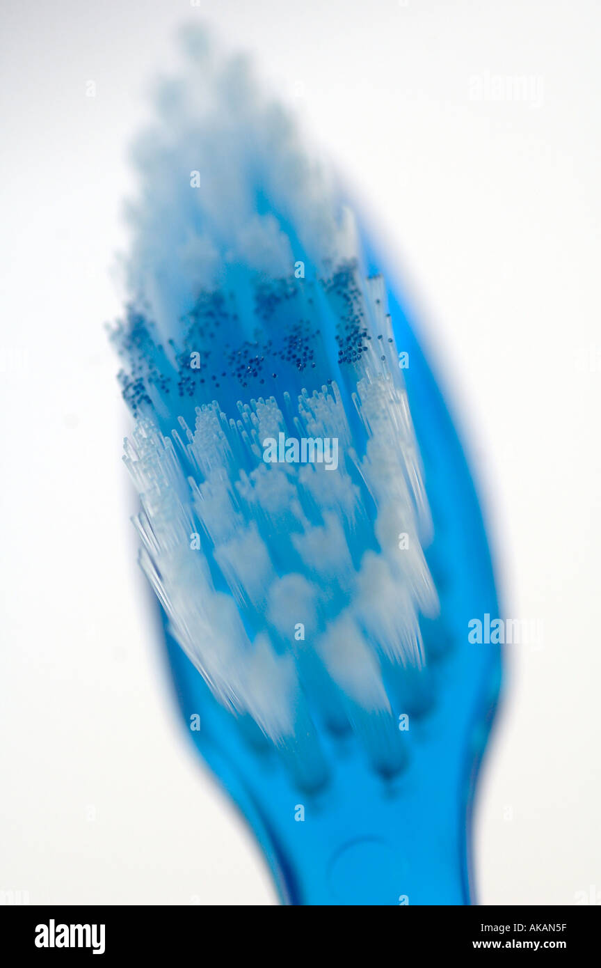 Plastic transparent toothbrush Stock Photo - Alamy