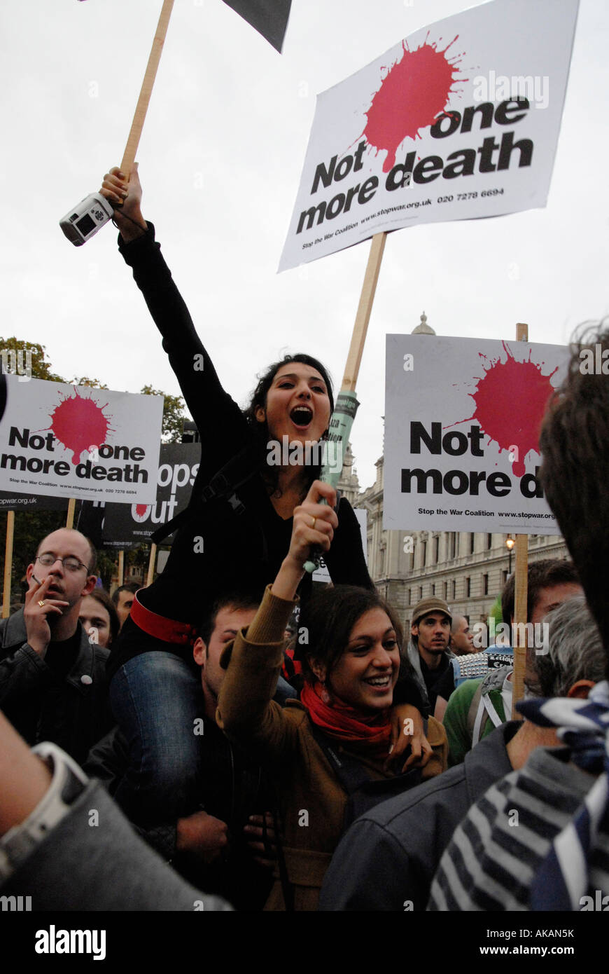 Stop the War demonstration Oct 8th 2007 which initially was banned but ...