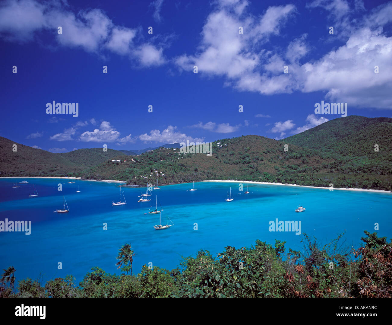 Francis Bay Maho Bay St John US Virgin Islands Caribbean Stock Photo ...